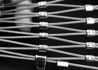 China Tela metálica flexible de la pajarera del pájaro 7x7 del acero inoxidable para el recinto del parque zoológico en venta