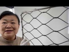 Twill Weave 2mm Aviary Wire Netting Stainless Steel Wire Rope Bird Netting Fence Zoo