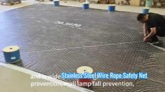 Flexible Stainless Steel Wire Rope Mesh For Fall Protection