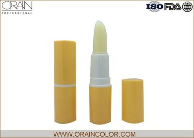 China Yellow Container Lip Protected All Natural Lip Balm Winter Application for sale