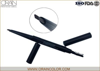 China Rhombus Shape Lead Dark Grey Eyebrow Pencil , Exquisite Eyebrow Filler Pencil for sale