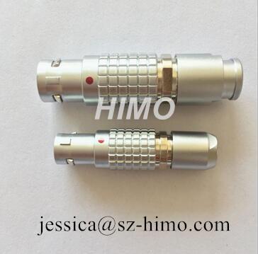 China wholesale 14pin male and female terminal push pull 1B series electronic lemo circular connector for data transfer for sale