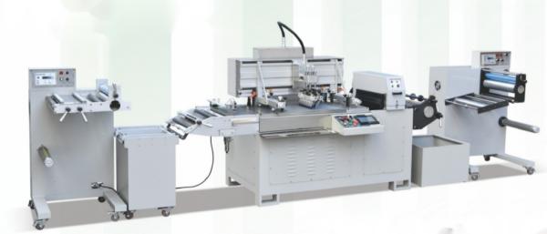 Quality 450mm Printed Area UV Screen Printing Machine with 8000time/hour Speed and 600mm*800mm Mesh Frame for sale