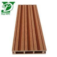 China WPC Composite Decking 100x20.5mm Outdoor Anti-Skid Waterproof Flooring with Custom Lengths for sale