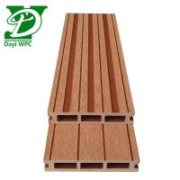 China WPC Composite Decking 100x20.5mm Outdoor Anti-Skid Waterproof Flooring with Custom Lengths for sale