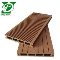 China Premium 4m Hollow WPC Composite Decking Board 140x23mm - Waterproof Outdoor Flooring for sale