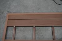 China Premium 4m Hollow WPC Composite Decking Board 140x23mm - Waterproof Outdoor Flooring for sale