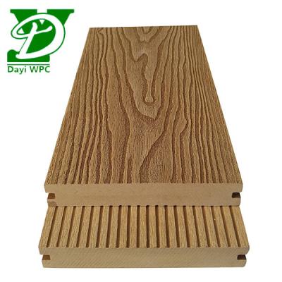 China 140x23 mm Waterdicht dekmateriaal Hout Plastic Composite Dek Duurzaam vermogen Te koop