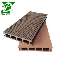 China High Durability Waterproof WPC Composite Deck Tiles 150x22mm Section Size Custom Length for sale