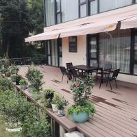 China High Durability Waterproof WPC Composite Deck Tiles 150x22mm Section Size Custom Length for sale