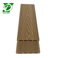China Waterproof WPC Composite Decking 140x23mm Eco Friendly Hollow Wood Plastic Flooring for sale