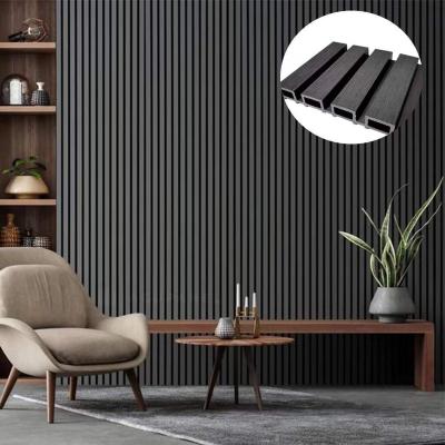 China Customization Fluted WPC Wall Panels Cladding Interior WPC Wall Panel Weather Proof for sale