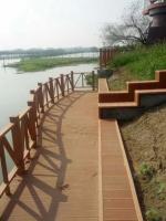 China Eco Friendly WPC Decking Boards 150x22mm Mothproof Waterproof for Garden Pool for sale