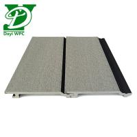 China Green WPC Wall Cladding Panel 156x21mm Section Size - Waterproof Composite Material with Custom Length Options for sale