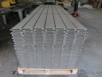 China Green WPC Wall Cladding Panel 156x21mm Section Size - Waterproof Composite Material with Custom Length Options for sale