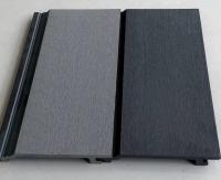 China Green WPC Wall Cladding Panel 156x21mm Section Size - Waterproof Composite Material with Custom Length Options for sale