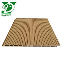 China Eco-Friendly Recycled WPC Composite Cladding Panel 150×16mm Custom Logo Waterproof Outdoor Building Material for sale