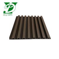 China Decorative Wood Plastic Composite Wall Panel WPC Facade Cladding 219x26mm Custom Length for sale