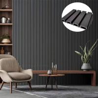 China Decorative Wood Plastic Composite Wall Panel WPC Facade Cladding 219x26mm Custom Length for sale