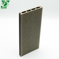China DAYI TN-03E 3D Embossed WPC Decking - Hollow Design, 10 sqm Coverage per Box, Waterproof Outdoor Flooring for sale