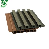 China Durable WPC External Wall Cladding 219x26mm Trough Surface for Modern Outdoor Decoration for sale