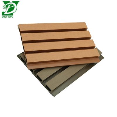 China Eco-friendly Waterproof Trough Surface WPC External Wall Cladding for sale