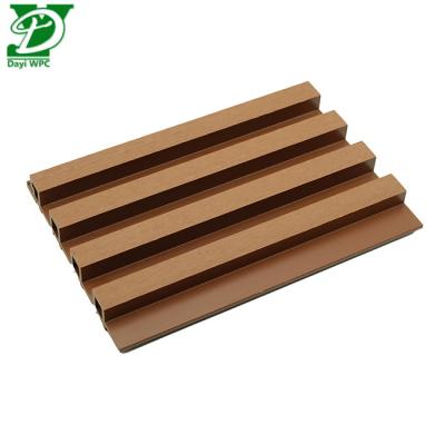 China Eco-friendly Waterproof Trough Surface WPC External Wall Cladding for sale