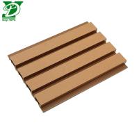 China WPC Trough Surface External Wall Panel 219x26mm Durable Weatherproof Cladding for sale