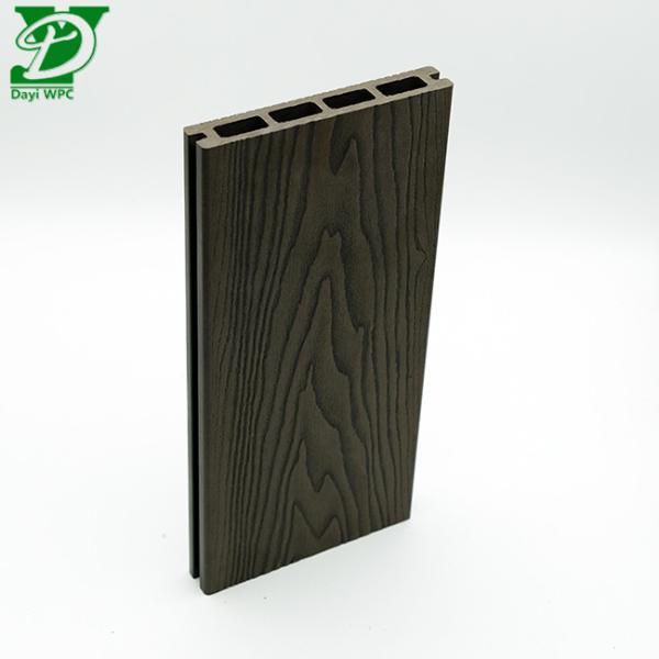 Quality Outdoor Hollow WPC Decking Deep Embossed Waterproof Performance for sale