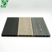 China Eco Friendly 3D WPC Decking 140x23mm Scratch Resistant Long Lifespan Outdoor Flooring for sale