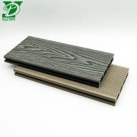 China Eco Friendly 3D WPC Decking 140x23mm Scratch Resistant Long Lifespan Outdoor Flooring for sale