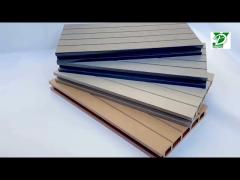 anti skid modern decking boards wpc decking boards with hollow core