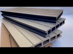 outdoor hollow wpc decking for pools and gardens
