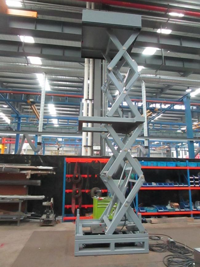 CE Certificate Hydraulic High Lift Table Scissor Type Lift Table for Goods