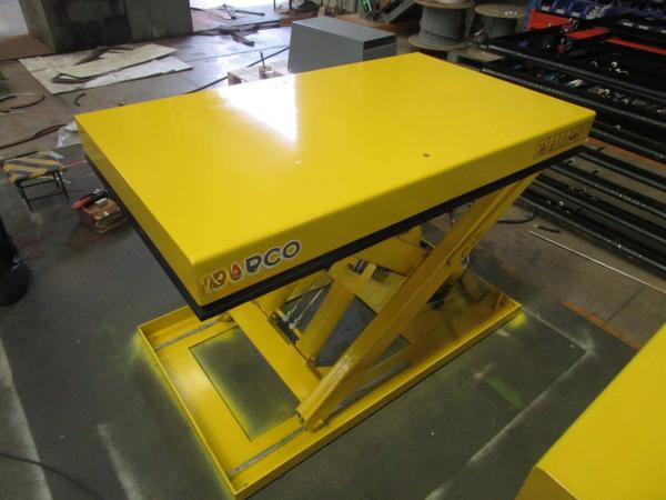 Quality M2-010090-D2 1000kg Marco Hydraulic Single Scissor Lift Table with Hoyer Motor for sale