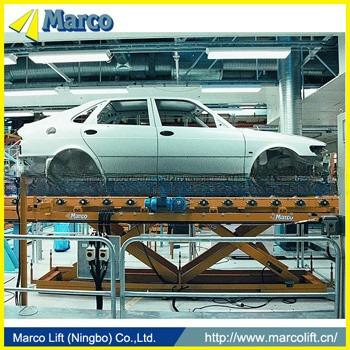 Quality Maximize Productivity Weight Level Marco Twin Scissor Lift Table for Automobile for sale