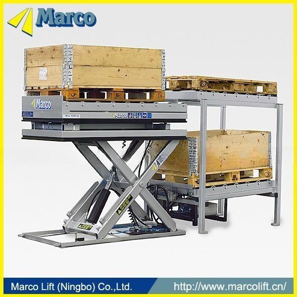 Quality CE Approved Stationary Pallet Handler Scissor Lift Table for 2000kg Weight Level for sale