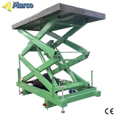 China Stationary 2.5-4 Ton Marco High Scissor Lift Table with CE Arrpoved for Stationary Material Positioning and Transport for sale