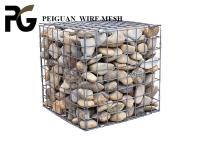 China Square Wire Gabion Rock Wall Cages for sale