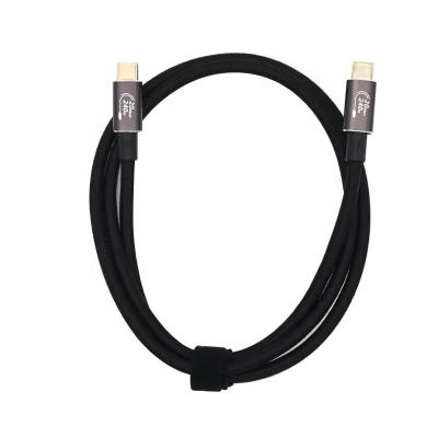 China USB C Monitor Cable 8K 4K 120Hz Video 240W Type C Charging 20G Data Sync Transfer Fast 5A Charging PVC Braid for Computer Camera for sale