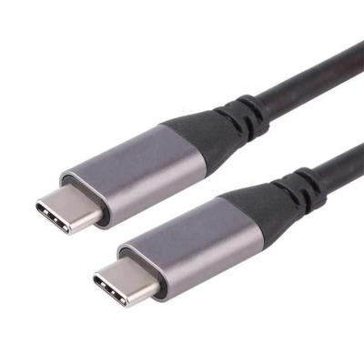 China High Current 60W PD Type C Cable 3.1Gen1 5A Fast Charging 10Gbps Transfer Speed Braid Computer Mobile Phone Charging PVC for sale