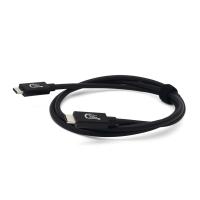 China USB 80G 240W Braid Shielded Type-C to Type-C Cable for Barcode Scanner with 4K120Hz Support for sale