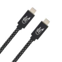 Quality New Arrive RoHS Certified USB4 USB-C 40Gbps 1M Black Cable 240W 5A Fast Charging for sale