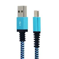 China Nylon Braided USB Type-C Cable with 3A Fast Charging and Data Transfer for sale