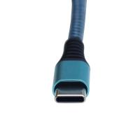 China Nylon Braided USB Type-C Cable with 3A Fast Charging and Data Transfer for sale