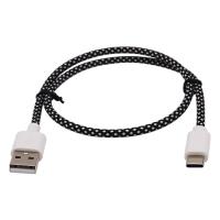 China Nylon Braided USB Type-C Fast Charging Cable with 3A Fast Charging and Data Transfer for sale