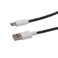 China Nylon Braided USB Type-C Fast Charging Cable with 3A Fast Charging and Data Transfer for sale