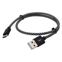 China 3A Fast Charging Nylon Braided USB A to Type-C Cable with Data Transfer for sale
