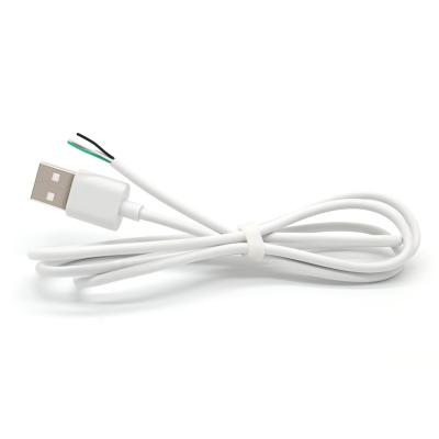 China Factory Price Custom 4C USB Cable Pure Copper Male to NC End Type-C Open End Pig Tail for Computer Use for sale