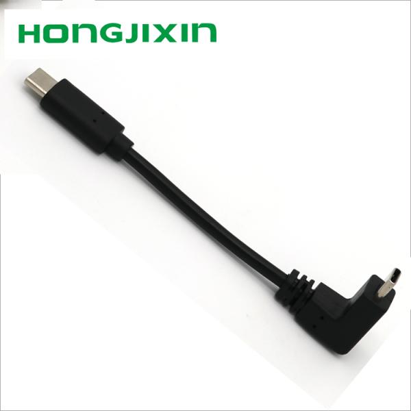 Quality USB2.0 c to Up/down Angle Usb C Type Cable for sale
